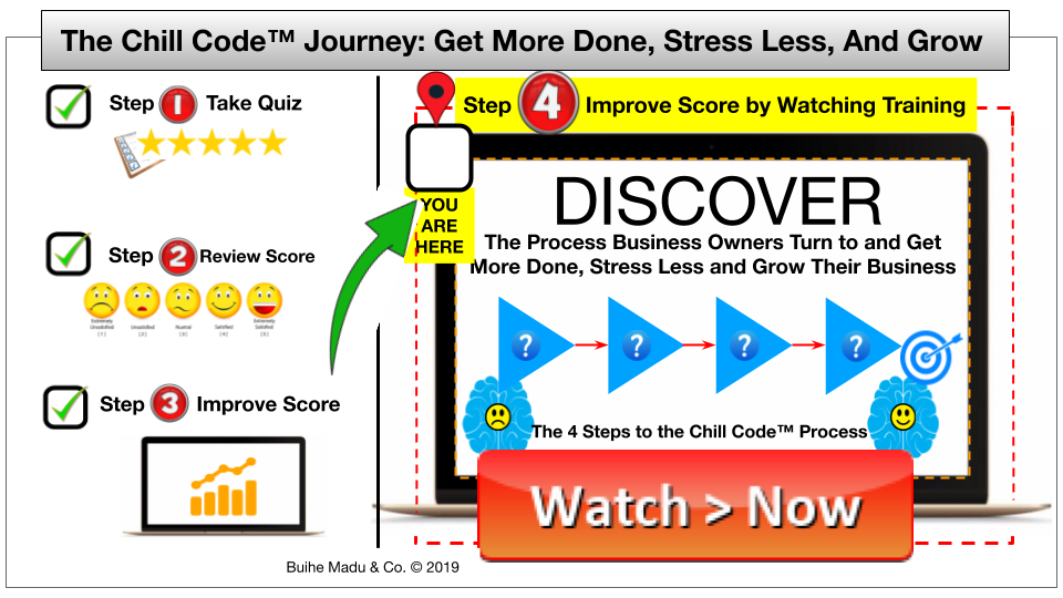 Step 2: Review/Understand What Chill Code™ Quiz Score 4 – 5 Means ...